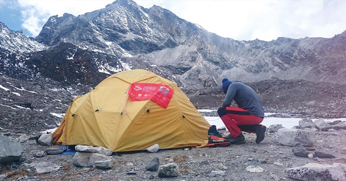 Richard Parks begins Project Everest Cynllun | Limegreentangerine